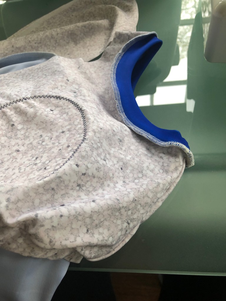 Edgy Top- Swim Suit w Shelf Bra and Maternity mods – Momming Hard